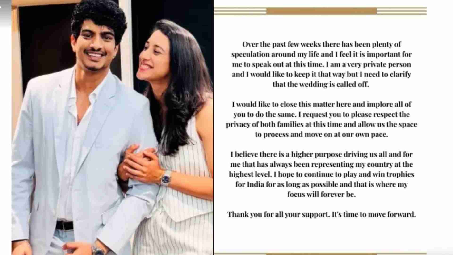 Smriti Mandhana Confirms Wedding With Palash Muchhal Has Been Called ...